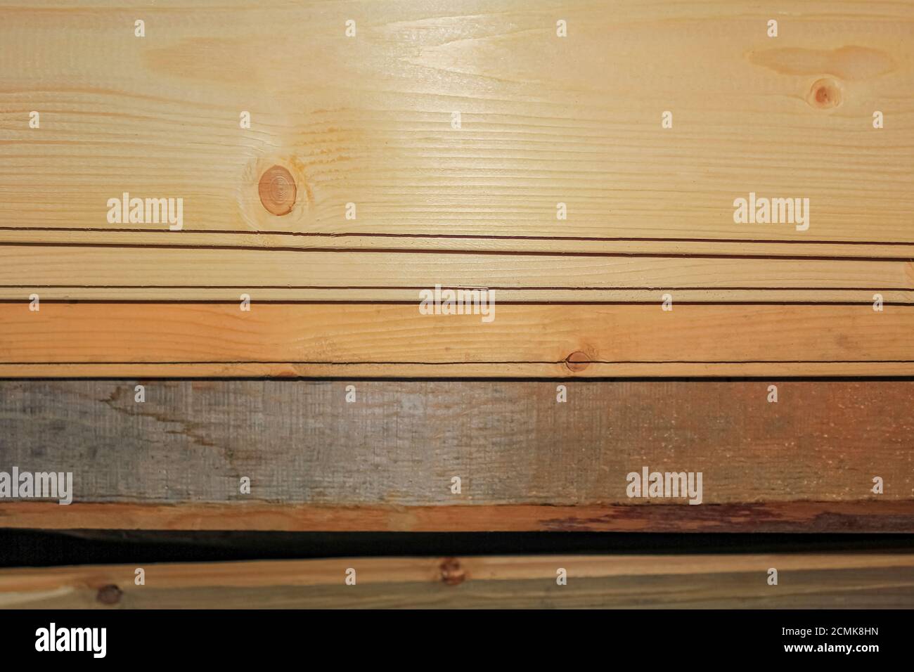 Wooden wall texture of inside of a Norwegian cabin hut in Hemsedal ...