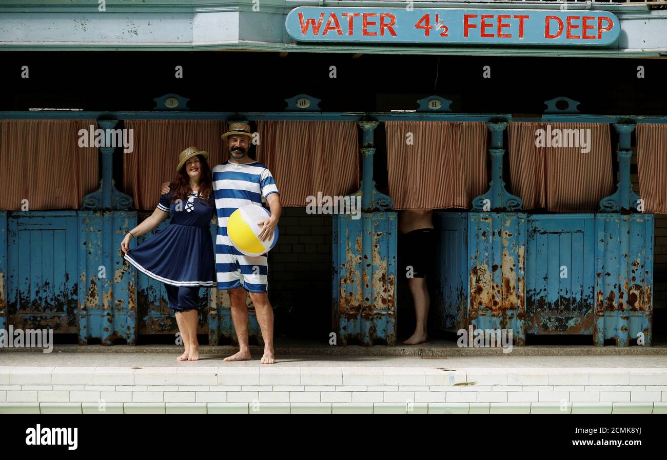 Victorian swimming hi-res stock photography and images - Alamy