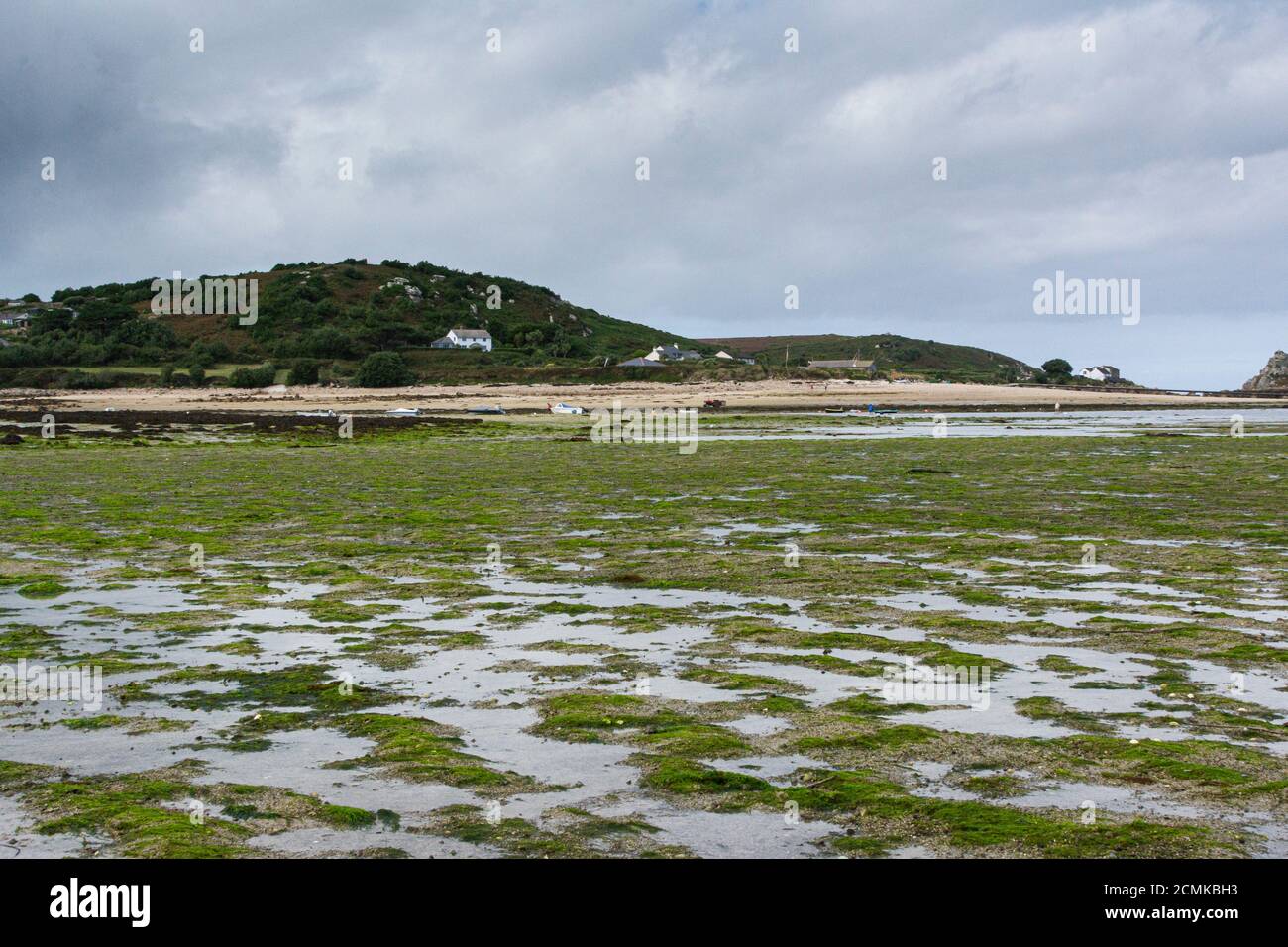 Bryher in the Isles of Scilly during a low tide Stock Photo - Alamy