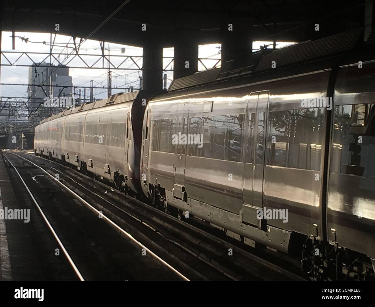 Rail transport lines in Spain Stock Photo - Alamy