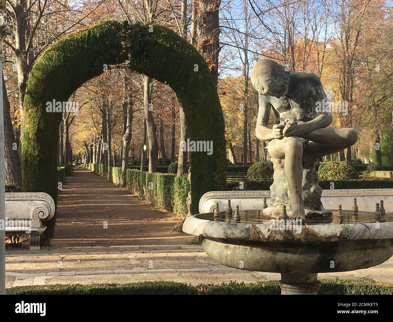 Gardens of the royal palace of Aranjuez Stock Photo - Alamy