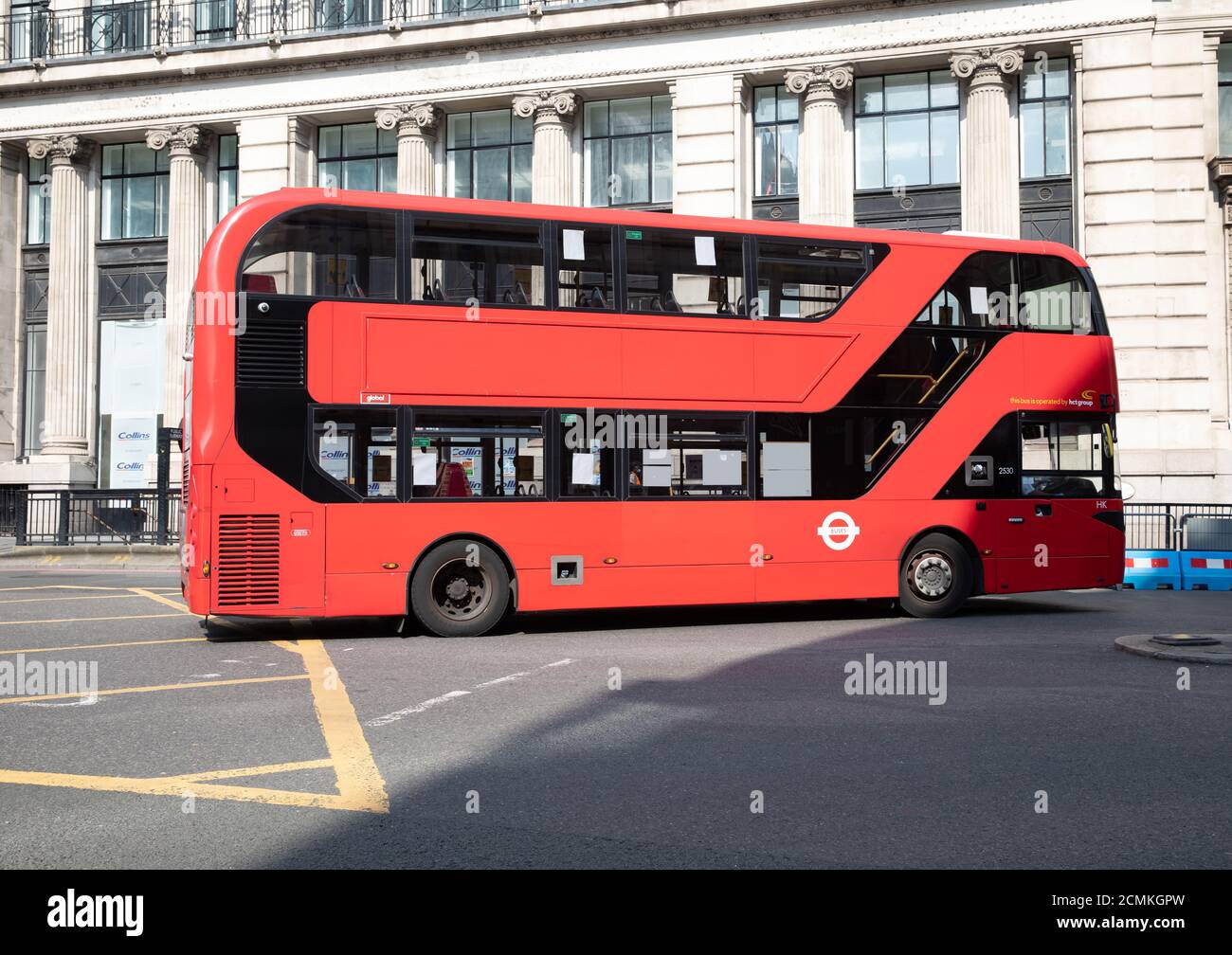 Iconic london double decker bus in London Stock Photo - Alamy
