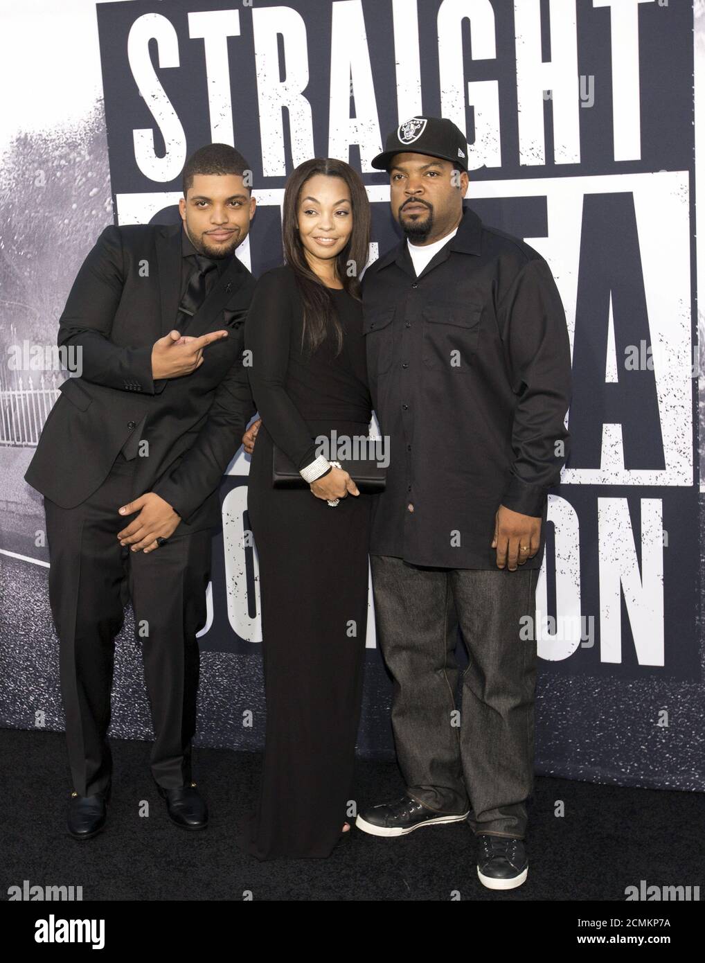 Oshea jackson jr kimberly woodruff oshea jackson ice cube hi-res stock ...