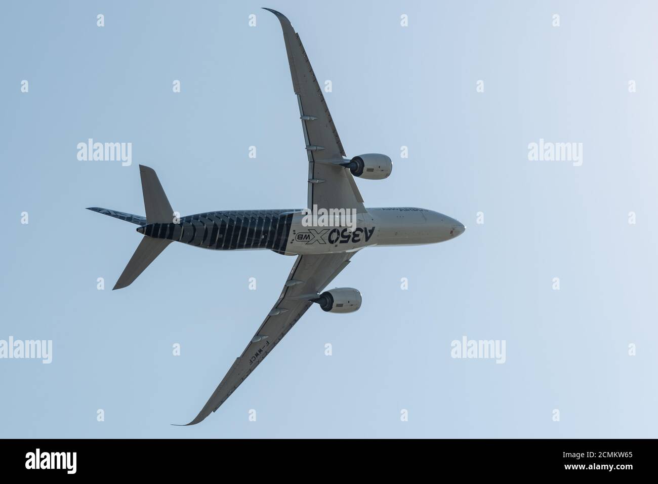 August 30, 2019. Zhukovsky, Russia. long-range wide-body twin-engine ...