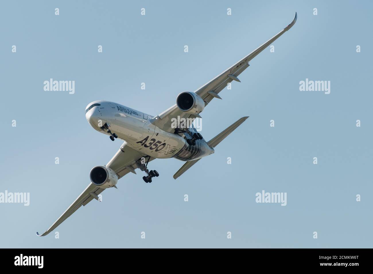 August 30, 2019. Zhukovsky, Russia. long-range wide-body twin-engine ...