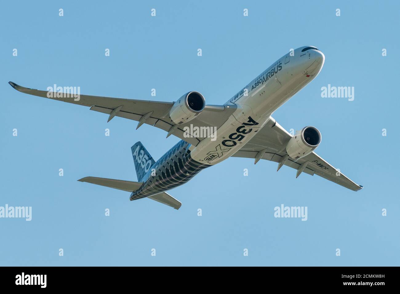 August 30, 2019. Zhukovsky, Russia. long-range wide-body twin-engine ...