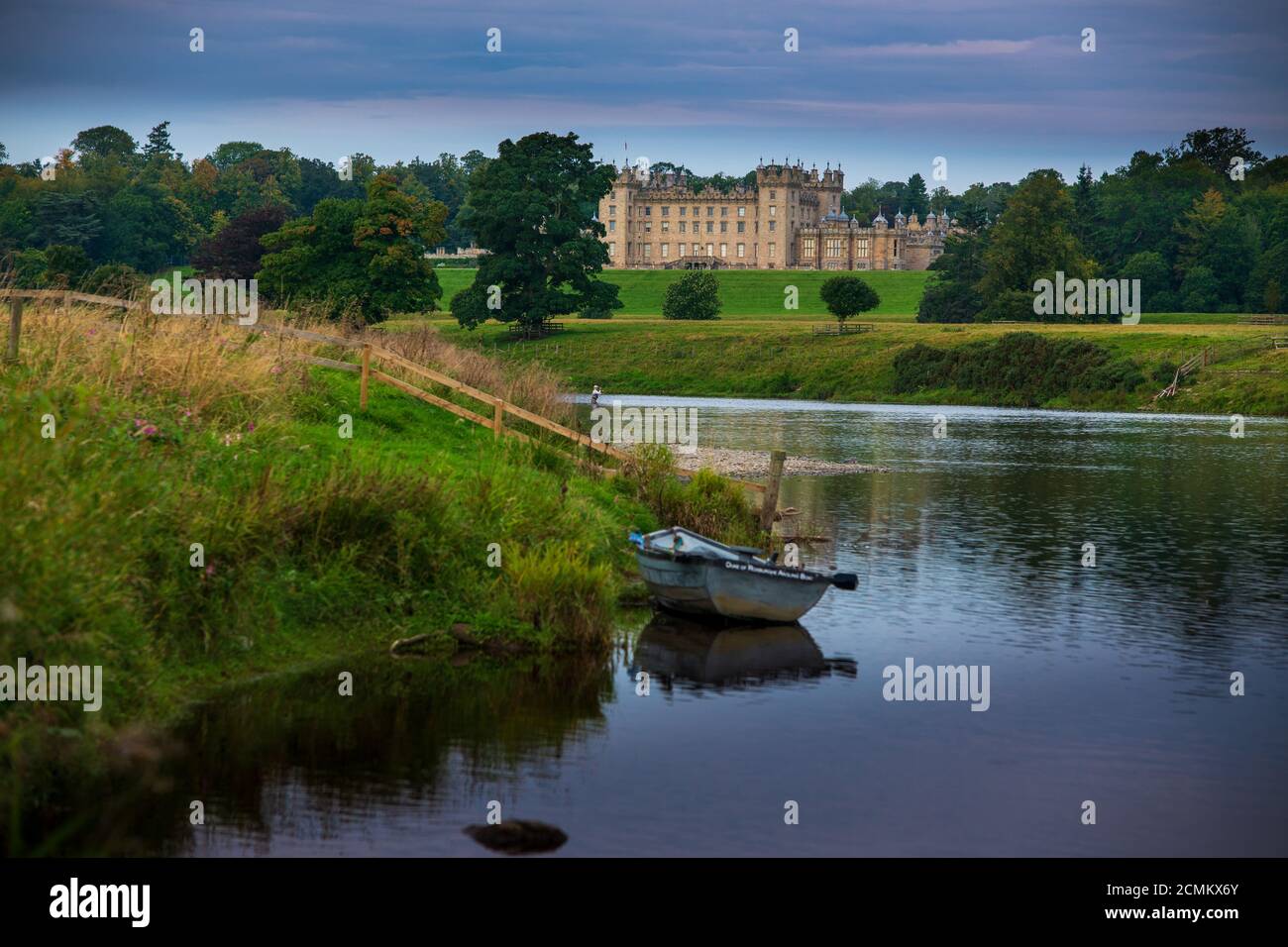 Floors Castle built 1720s by architect William Adam. Kelso, Scottish ...