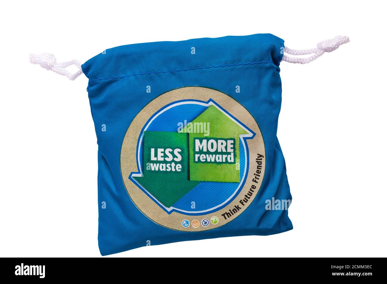 Less waste more reward think future friendly detail on upcycled bag ...