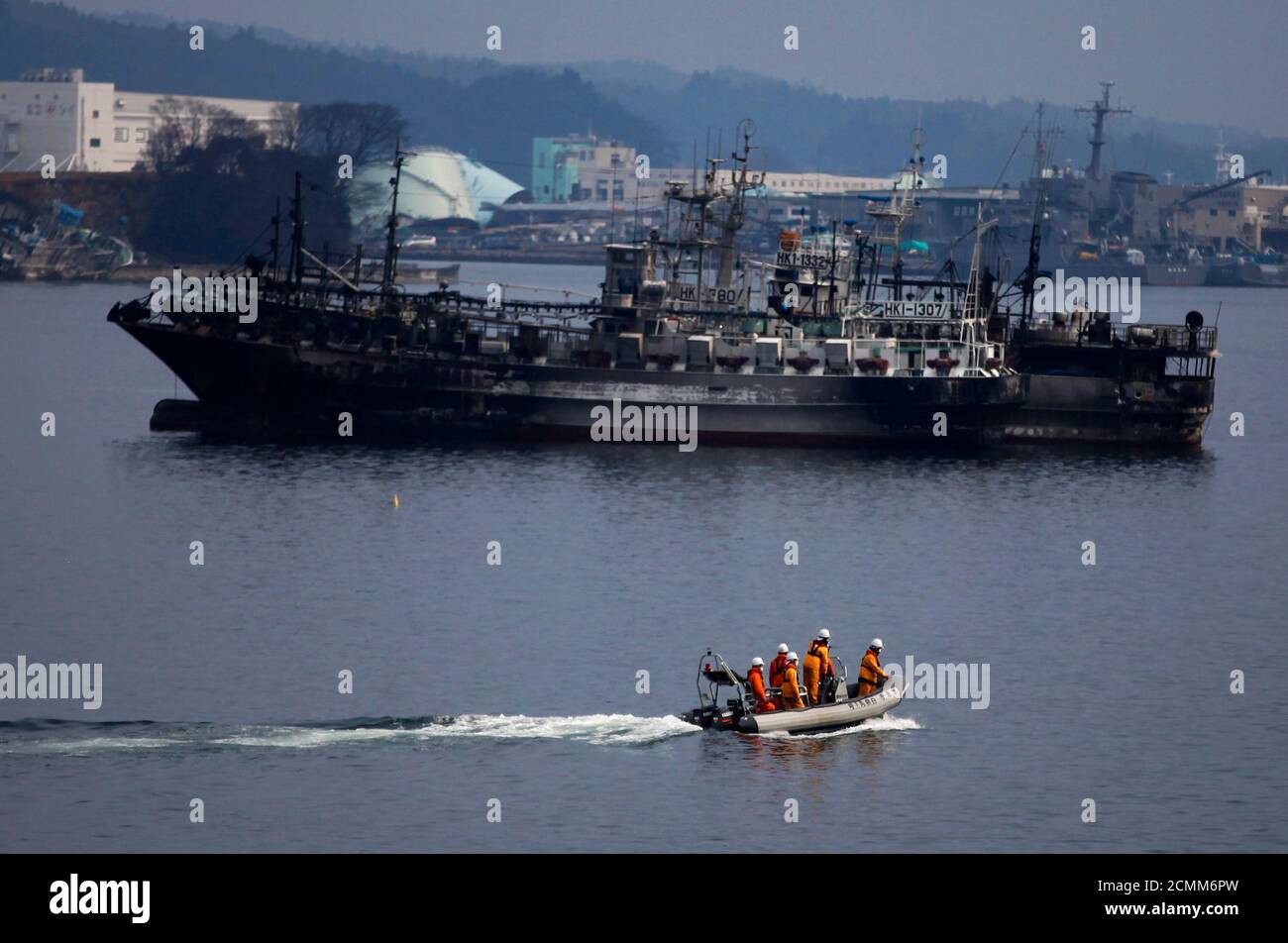Kesennuma tsunami ship hi-res stock photography and images - Alamy