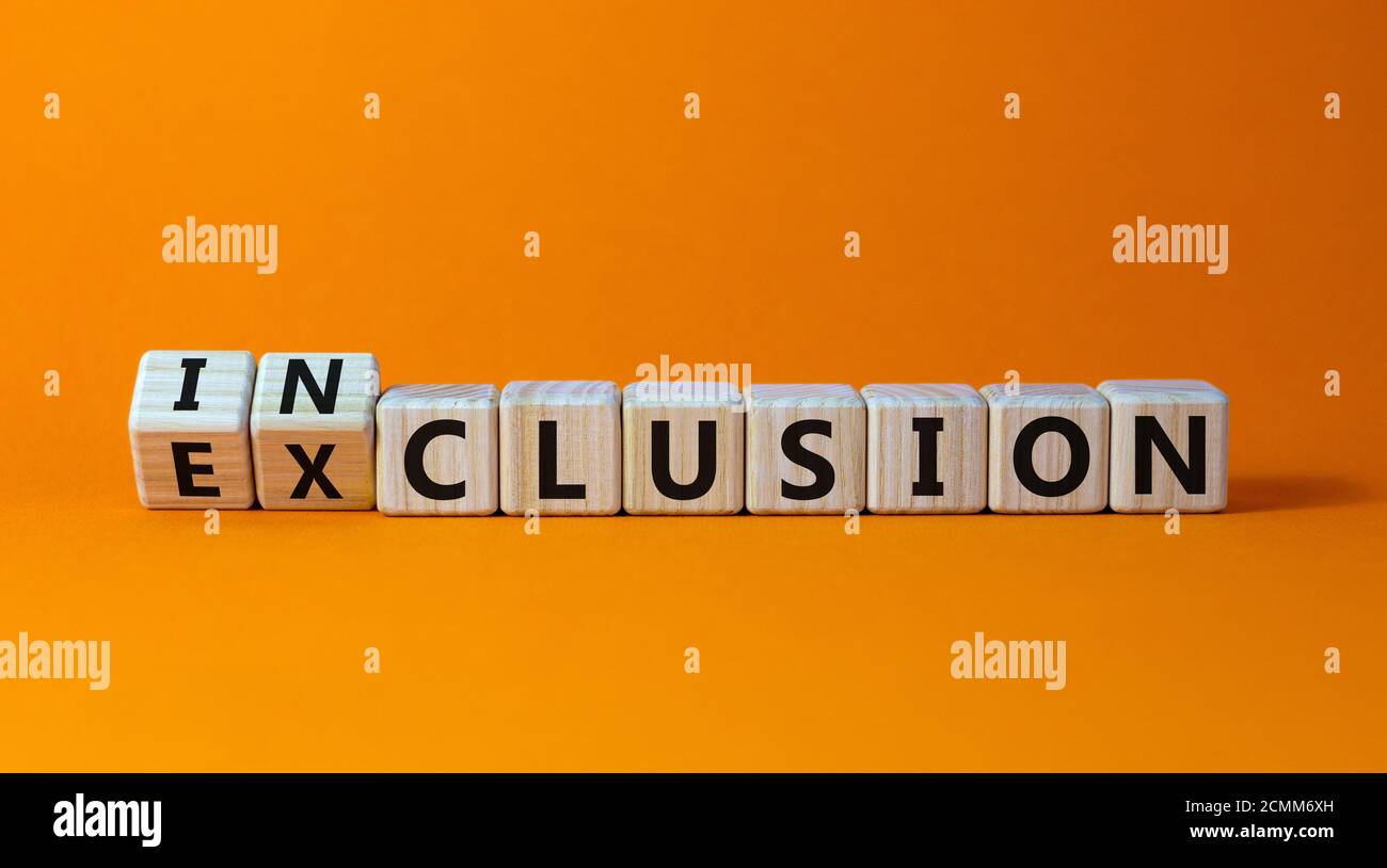 Symbol for a better inclusion. Inverted cube and changed word exclusion ...