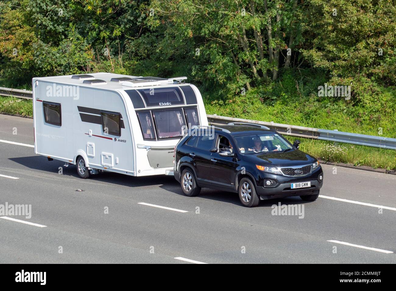 Caravans and Motorhomes, campervans on Britain's roads, RV leisure ...