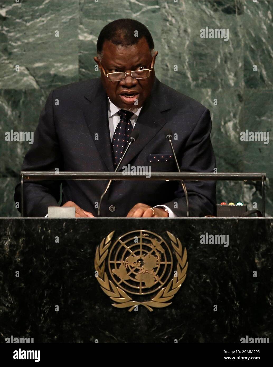 Hage geingob president of namibia hi-res stock photography and images ...