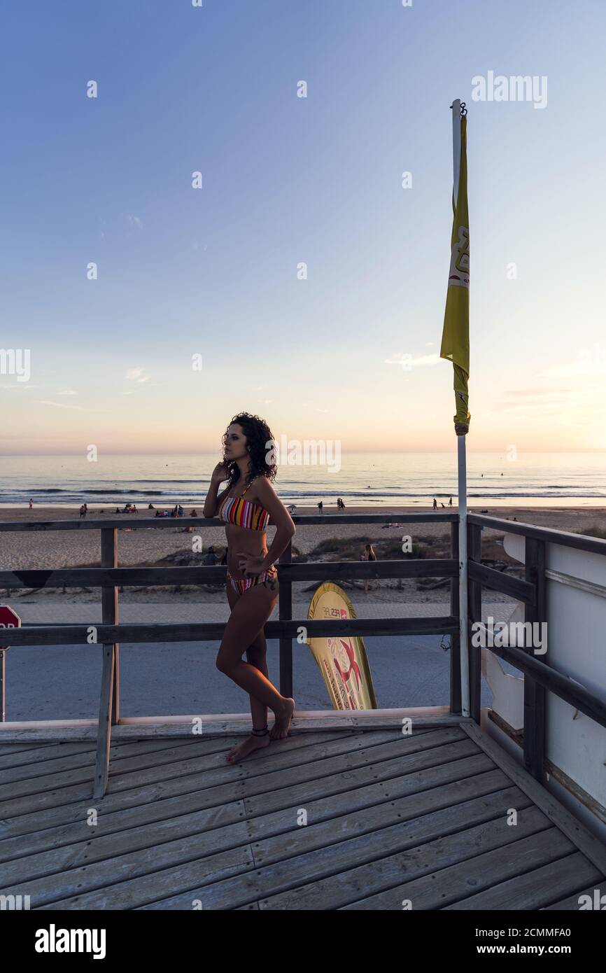 Two piece bikini hi-res stock photography and images - Alamy