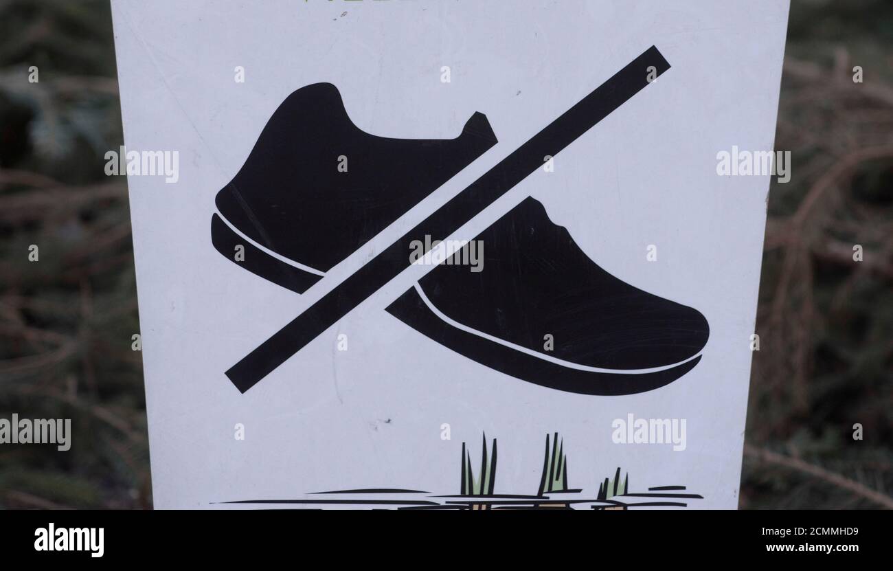 entering prohibited sign on the street Stock Photo - Alamy