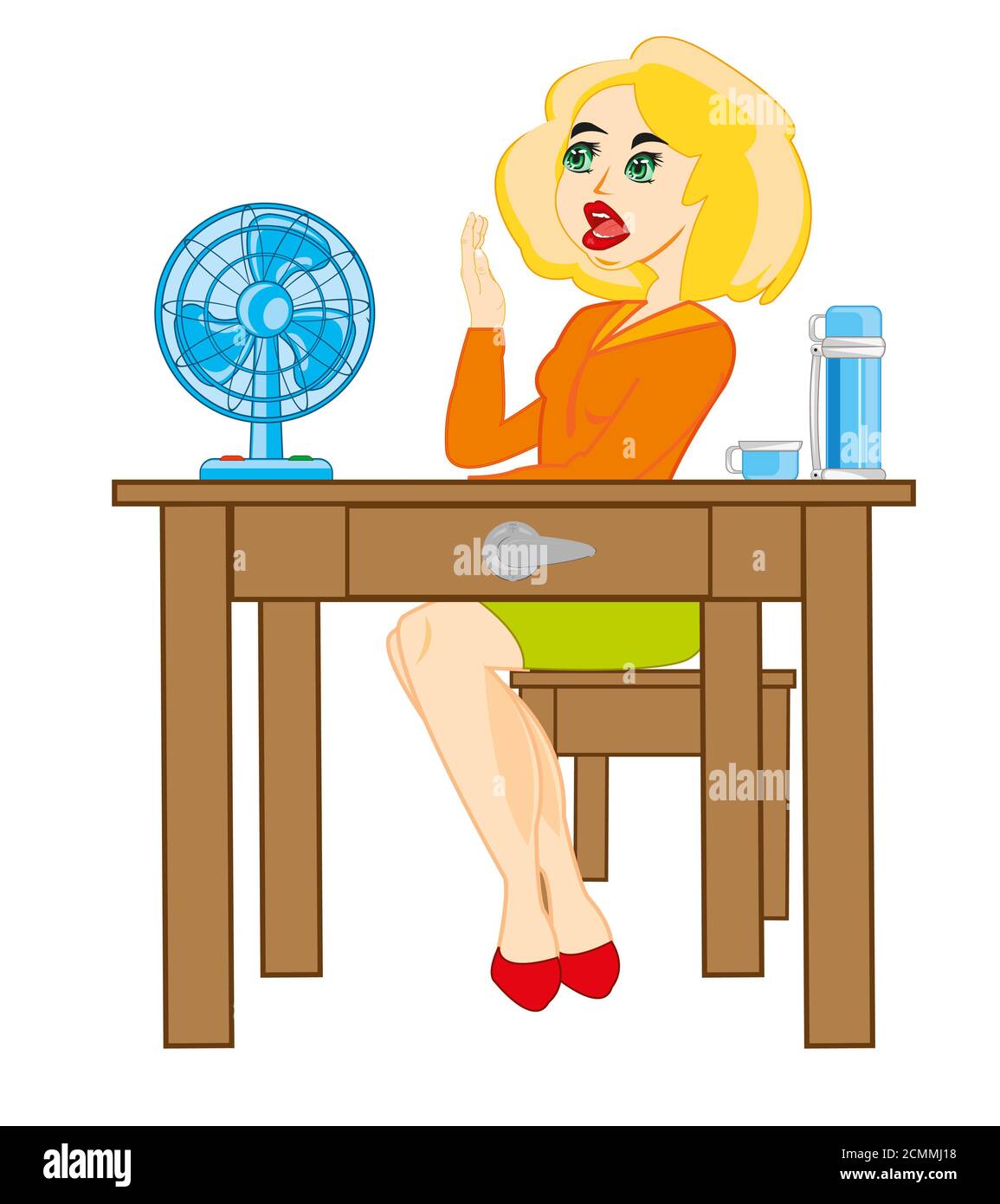 Office look girl hi-res stock photography and images - Alamy