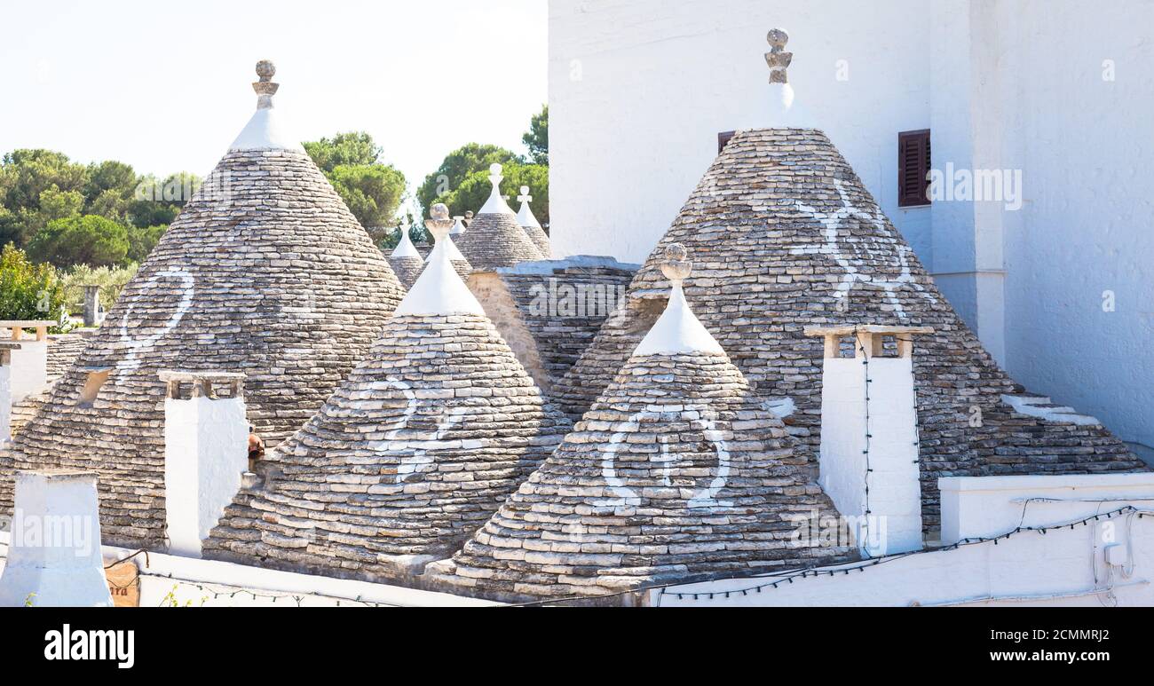Alberobello, ITALY - Trulli di Alberobello, UNESCO heritage site Stock ...