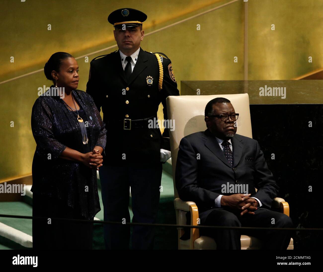 Hage geingob president of namibia hi-res stock photography and images ...