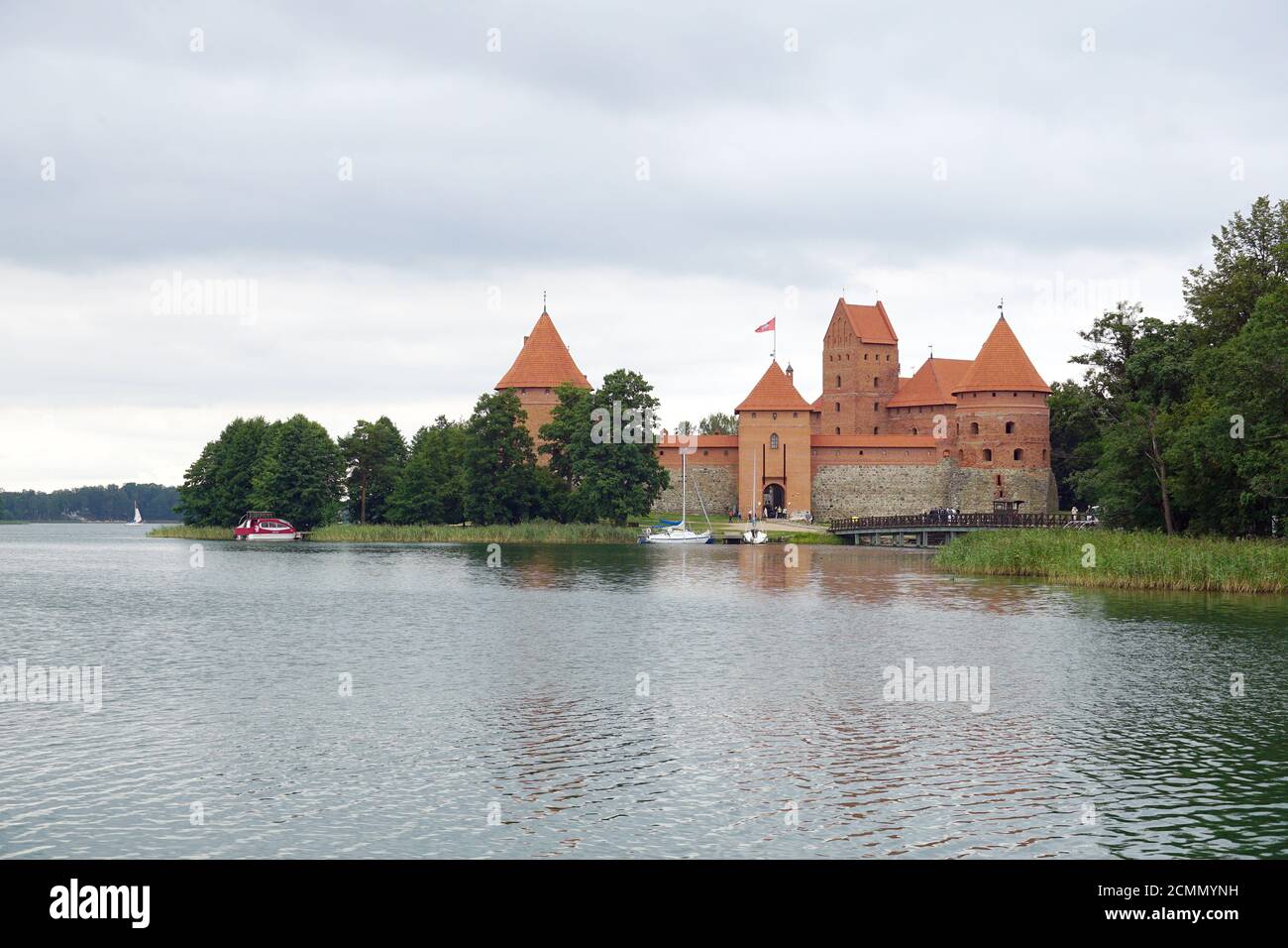 Trakai Island Castle, Trakų salos pilis, Trakai, Lithuania, Europe ...