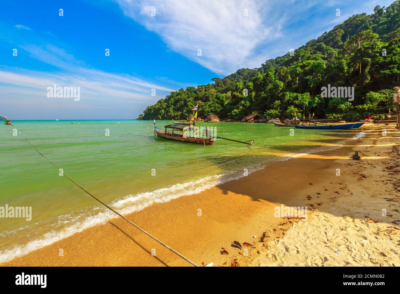 Moken tribe Village of Sea Gypsies in Andaman Sea of Surin Islands ...