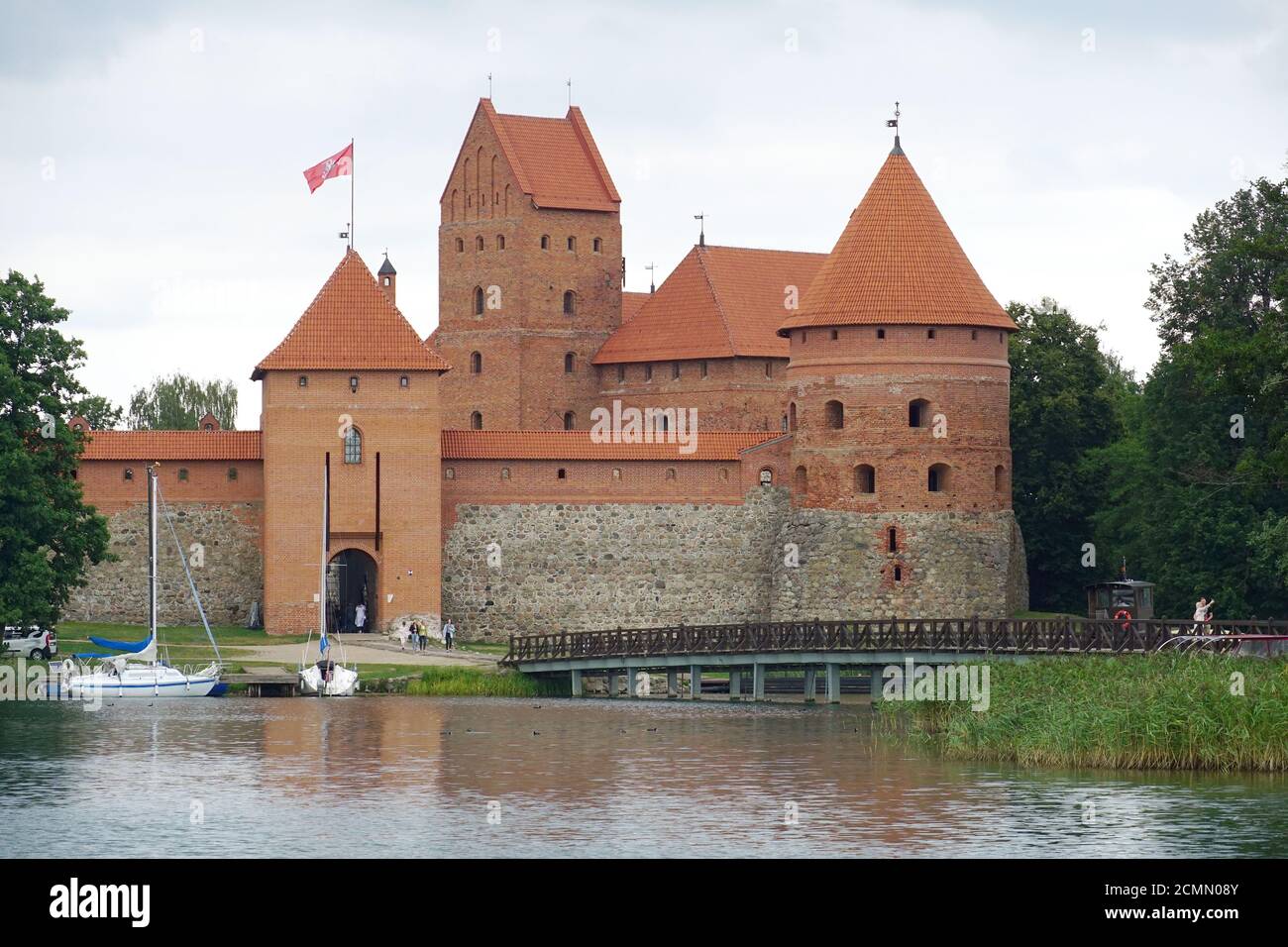 Trakai Island Castle, Trakų salos pilis, Trakai, Lithuania, Europe ...