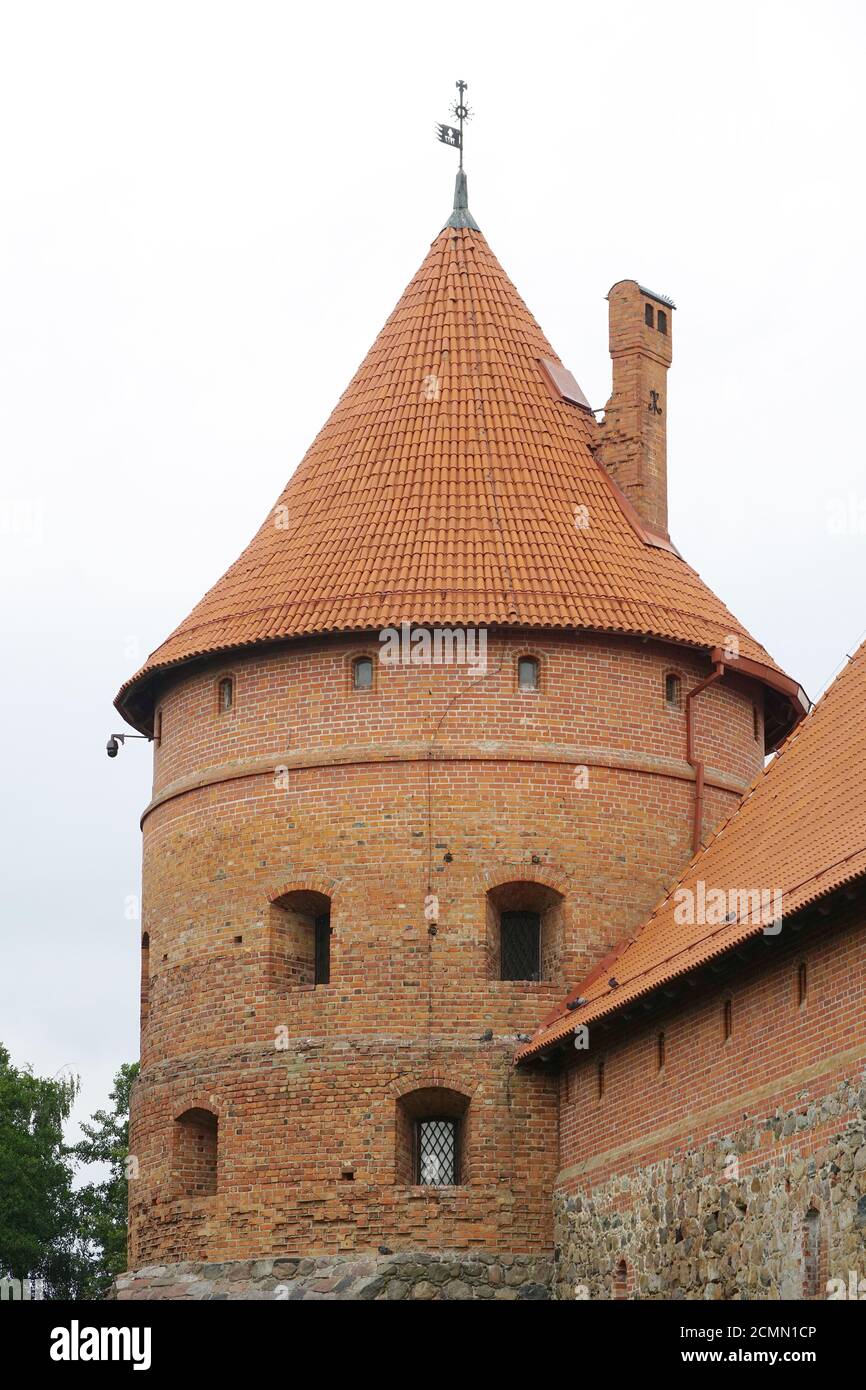 Trakai Island Castle, Trakų salos pilis, Trakai, Lithuania, Europe ...