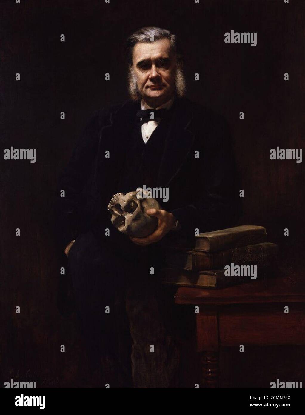 John Collier - Thomas Henry Huxley Stock Photo - Alamy