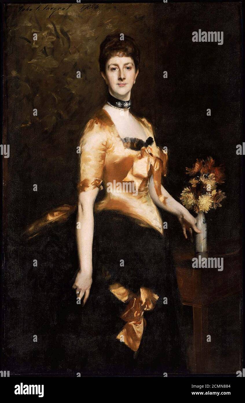 John Singer Sargent - Edith, Lady Playfair (Edith Russell Stock Photo ...