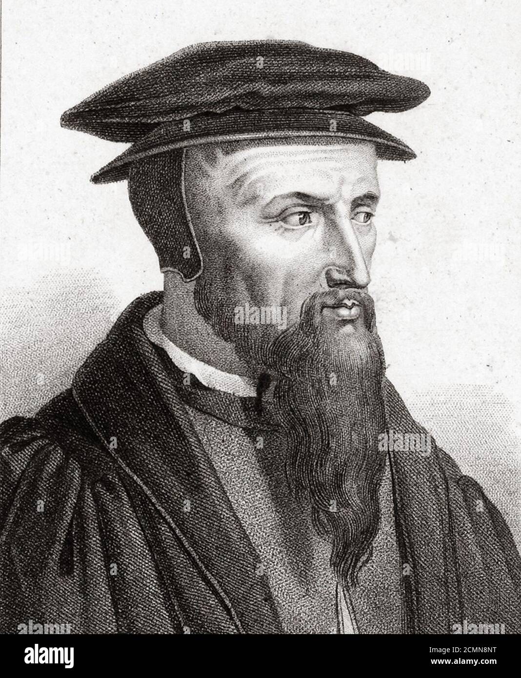 Historical art of of john calvin hi-res stock photography and images ...