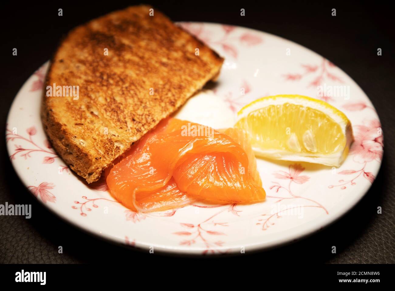 Smoked salmon breakfast plate hi-res stock photography and images - Alamy