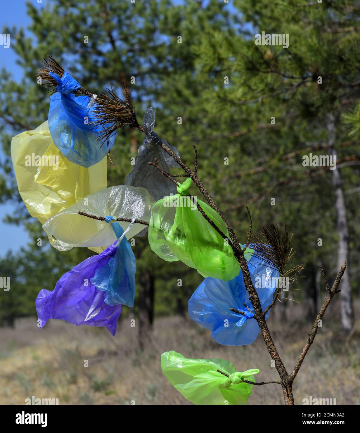 Plastic bags hanging hi-res stock photography and images - Alamy