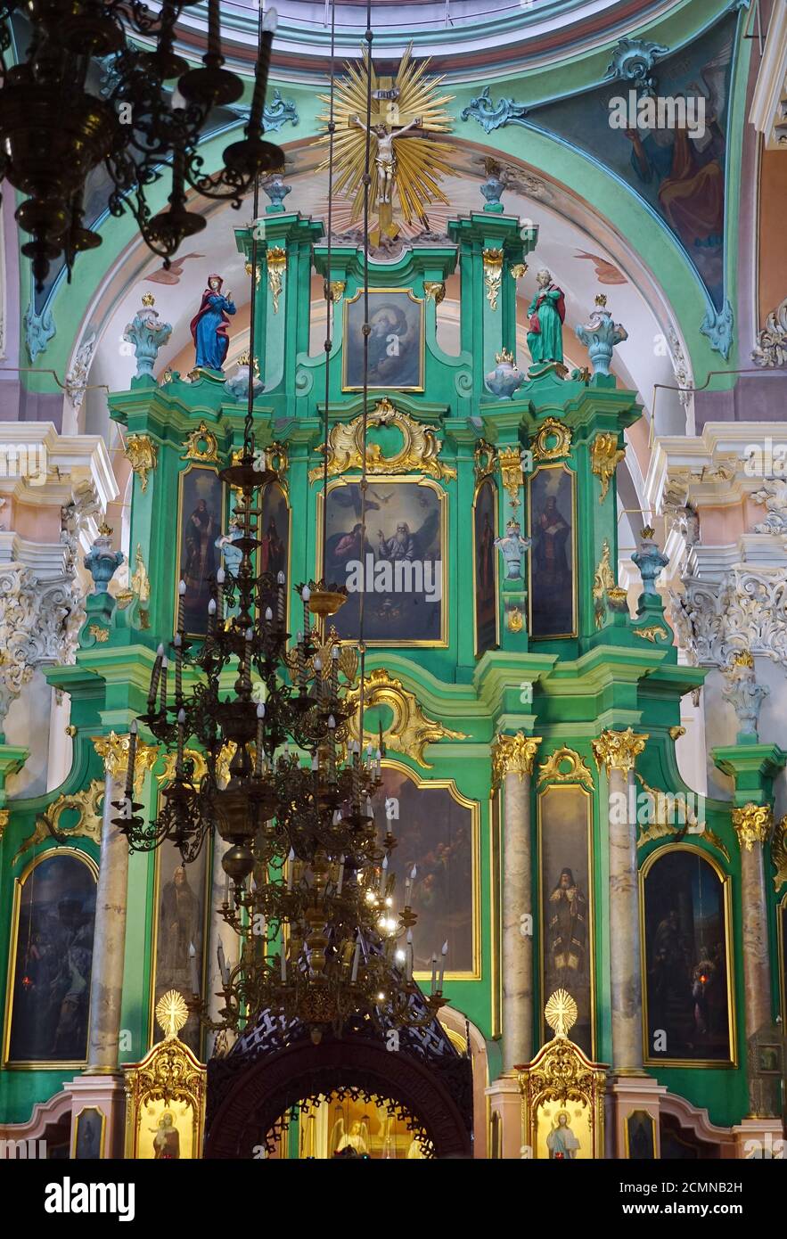 Orthodox Church of the Holy Spirit, Vilnius, Lithuania, Europe Stock ...