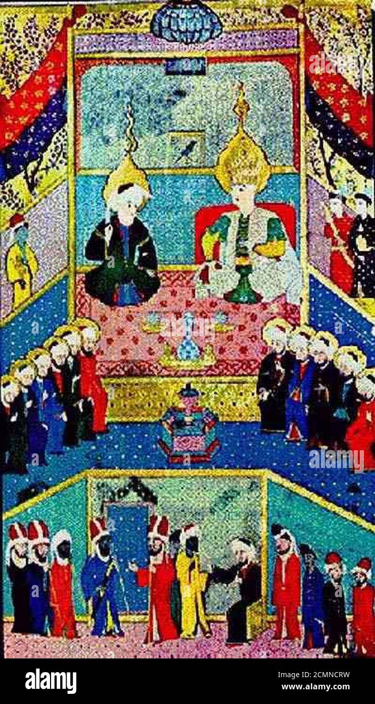 Joseph with his father Jacob and brothers in Egypt Stock Photo - Alamy