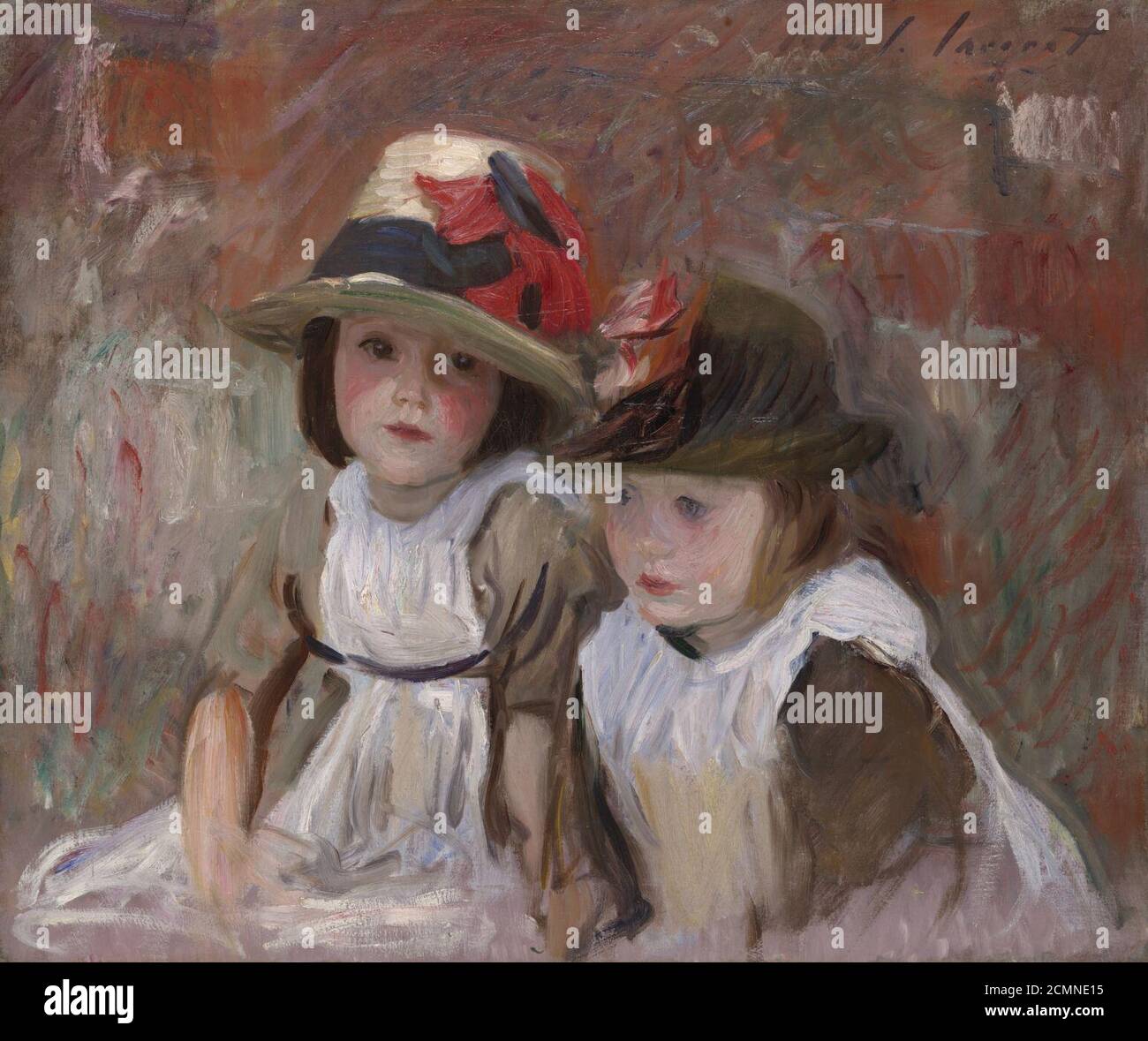 John Singer Sargent - Village Children Stock Photo - Alamy