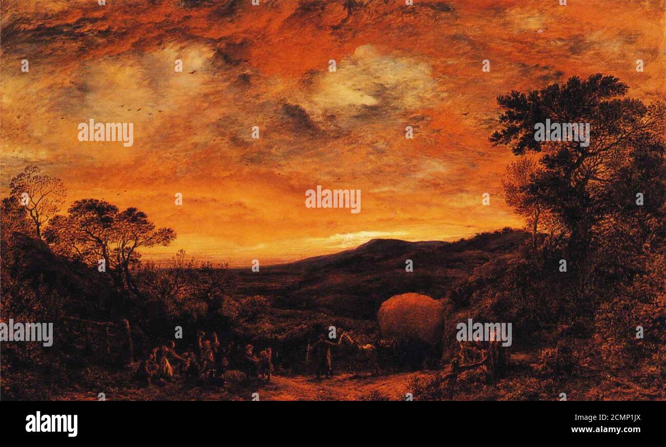 John Linnell - The Last Load Stock Photo - Alamy