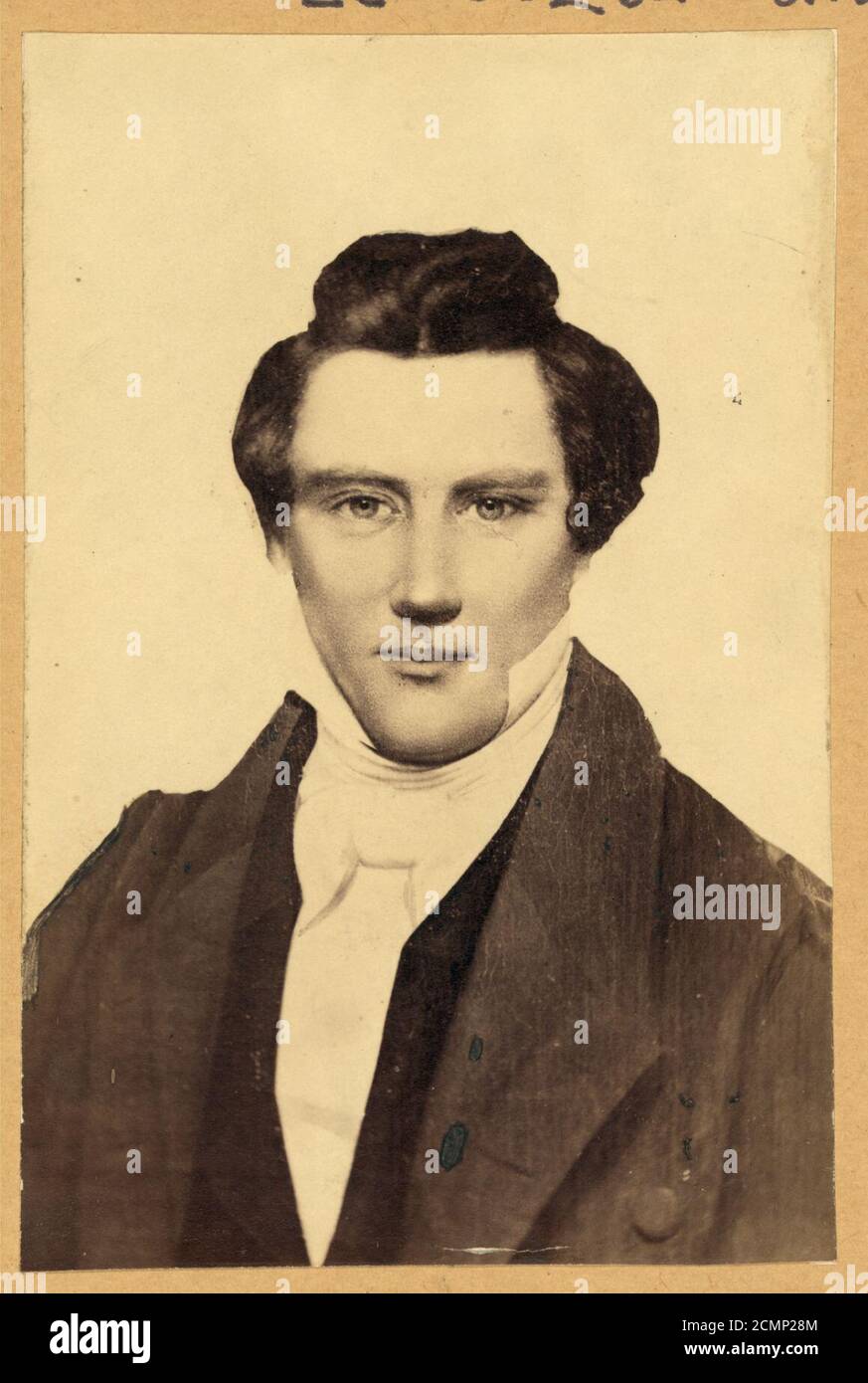 Joseph Smith Jr 3 generation albumen print Stock Photo - Alamy