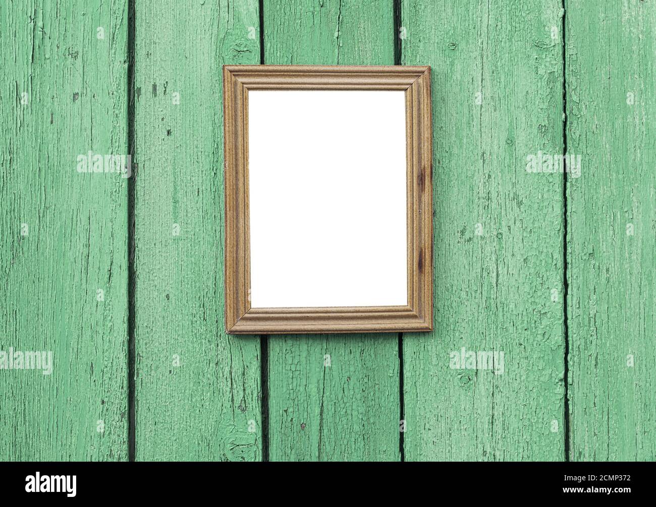 Empty wooden frame hanging hi-res stock photography and images - Alamy