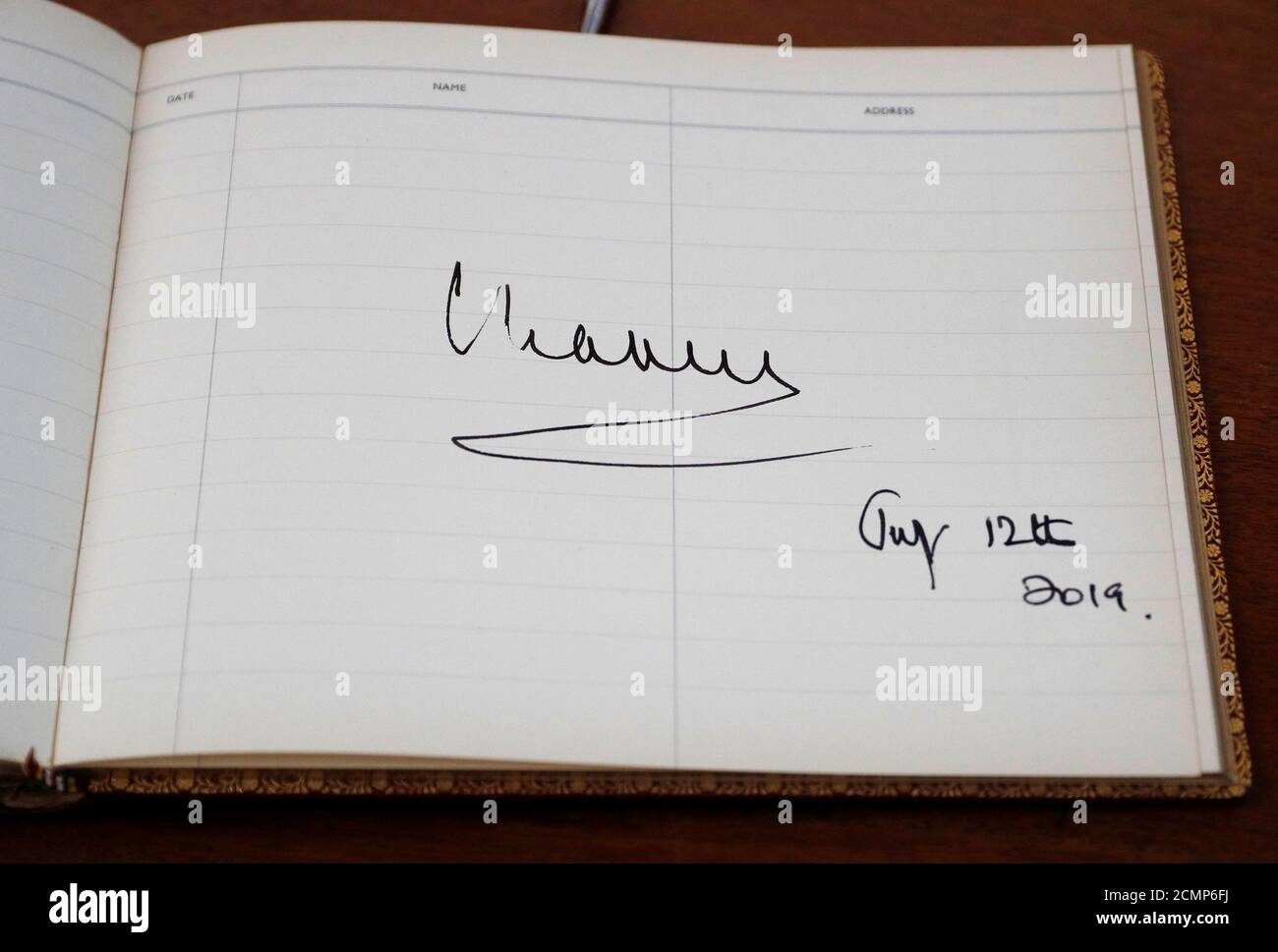 Prince charles signature hi-res stock photography and images - Alamy