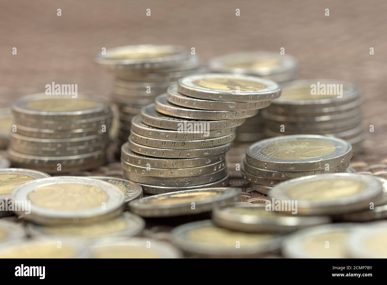 Stacked money coins in hi-res stock photography and images - Alamy
