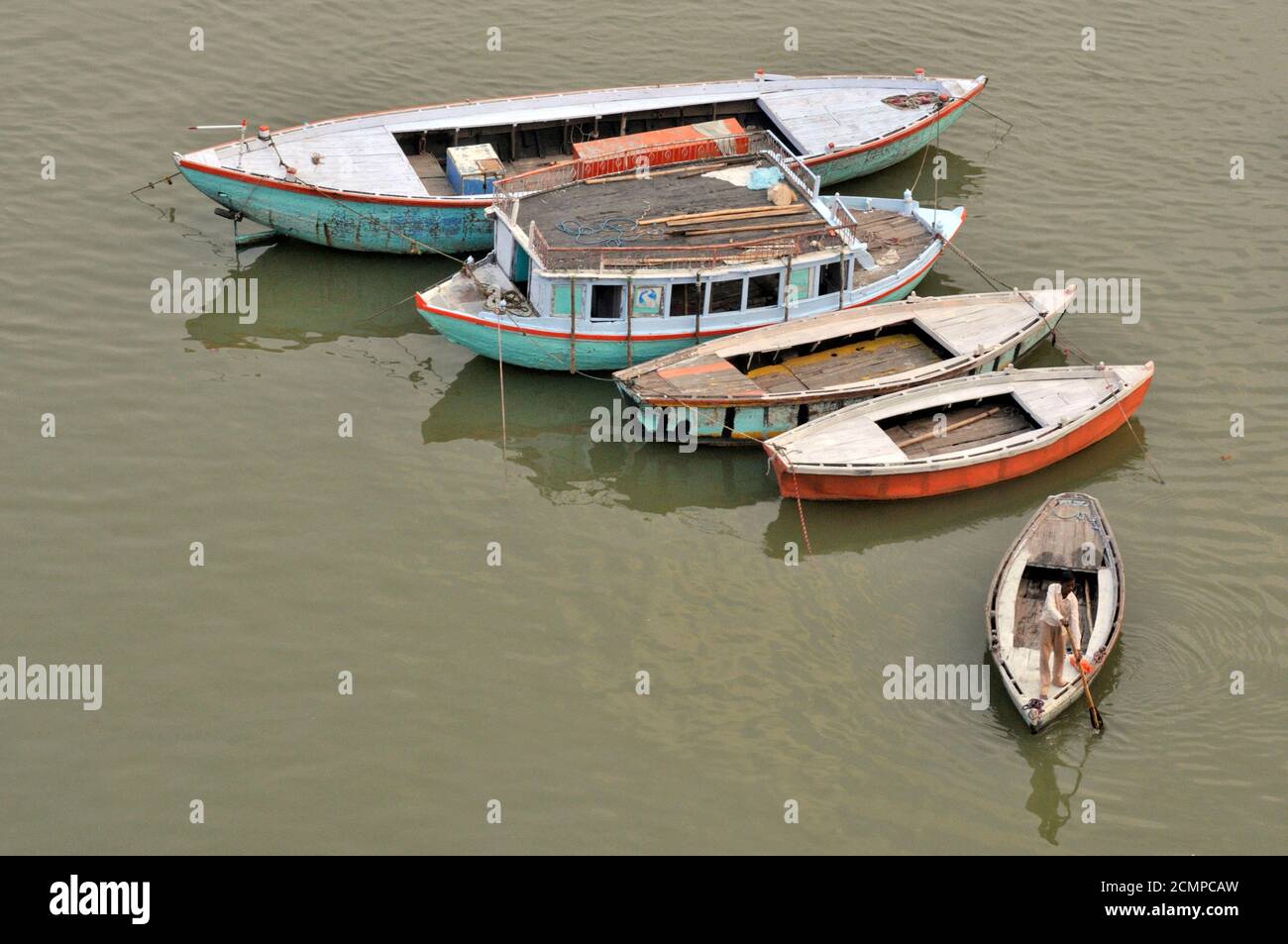 Ganges river aerial hi-res stock photography and images - Alamy