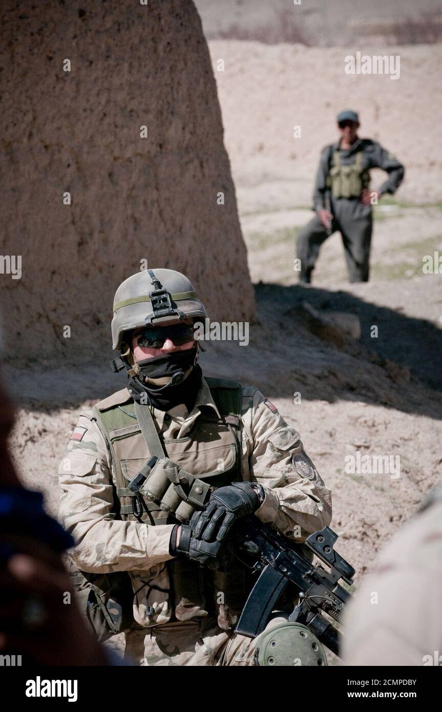 Joint Patrol in Ghazni Province Stock Photo - Alamy