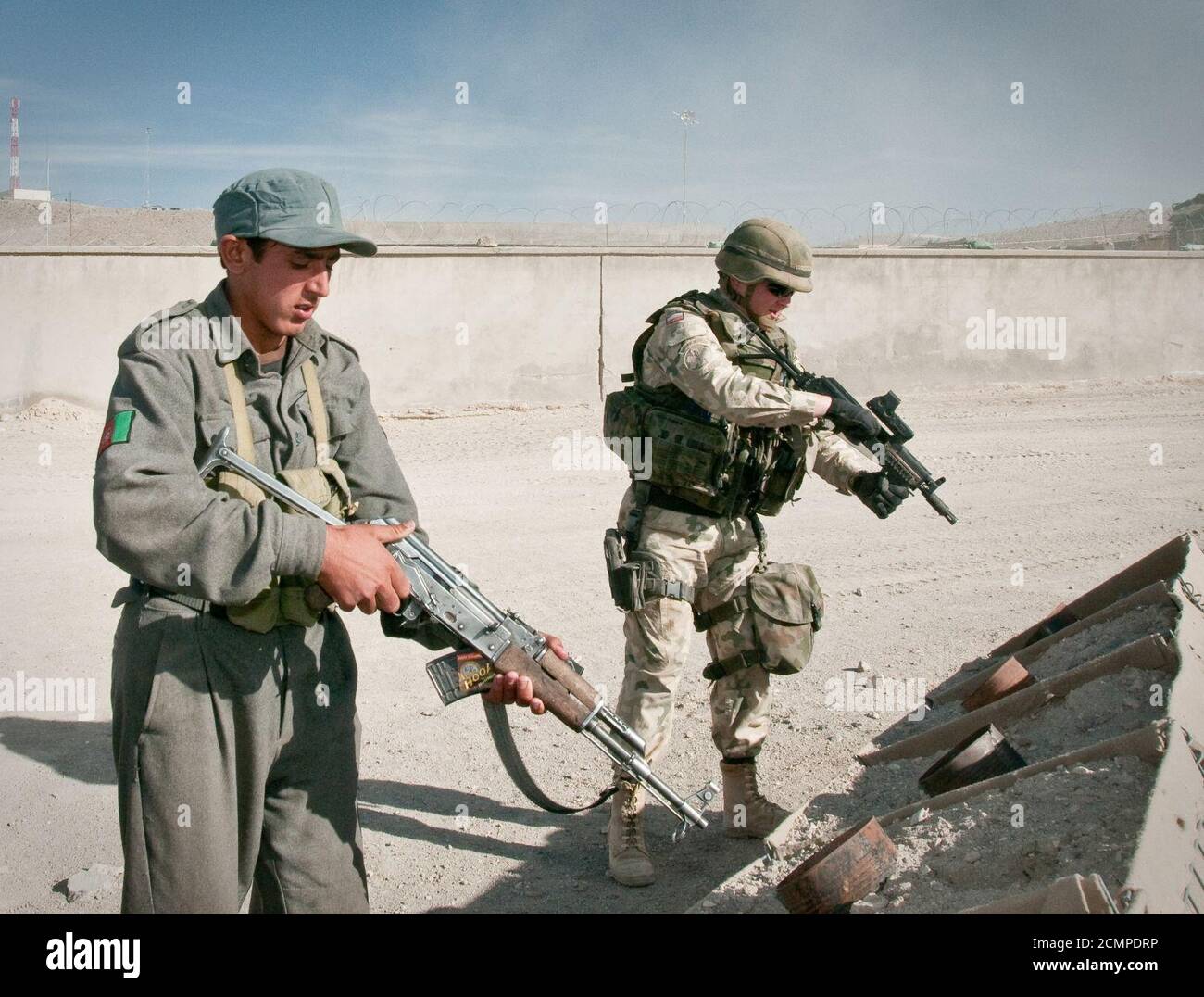 Joint Patrol in Pana Village Stock Photo - Alamy