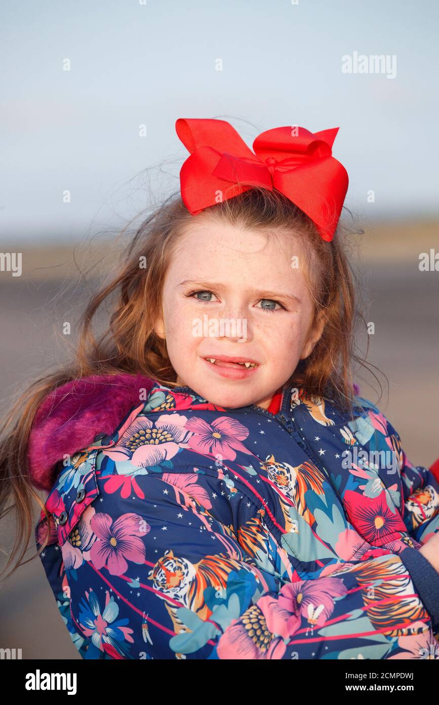 Emelia Carroll, who has CNL2 Batten Disease, at Elvington Airfield near ...