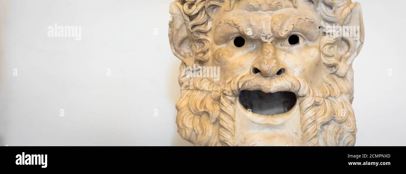 Gothic Satan Head Stock Photo - Alamy