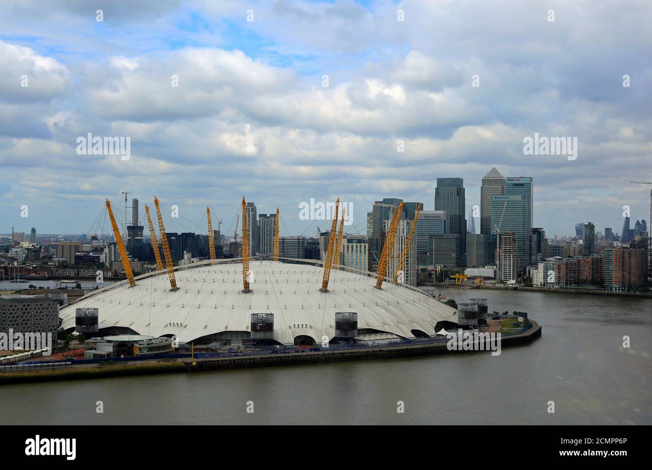 The 02 Arena is based on the bank of the River Thames in Greenwich ...