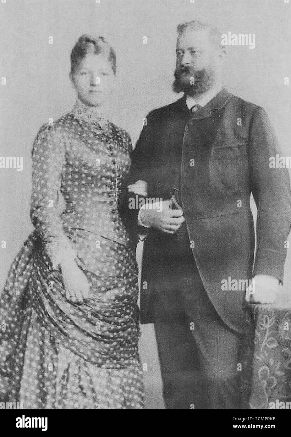 John und Helene von Haniel Stock Photo - Alamy