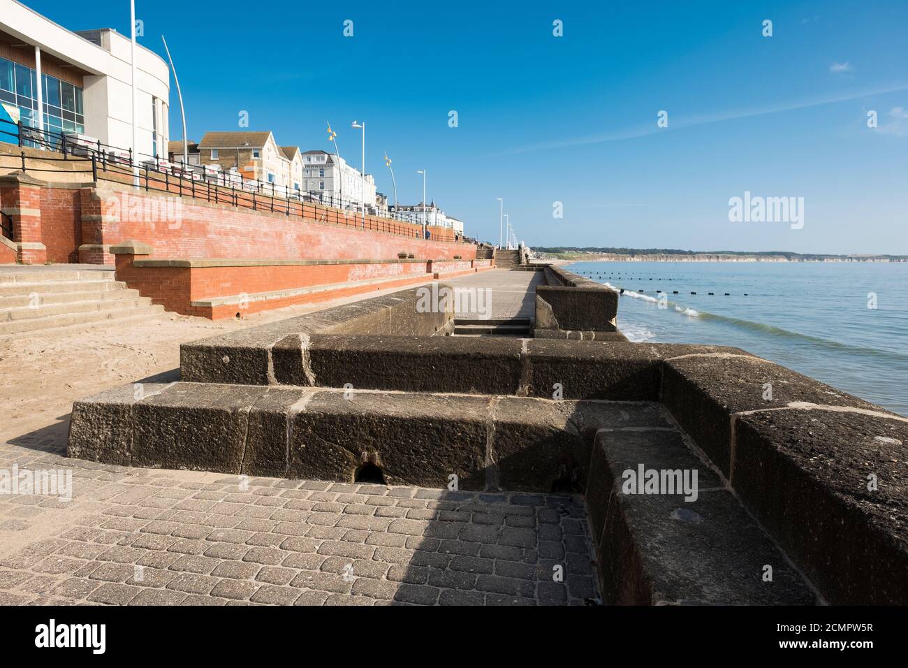 Bridlington sea front scene Stock Photo - Alamy