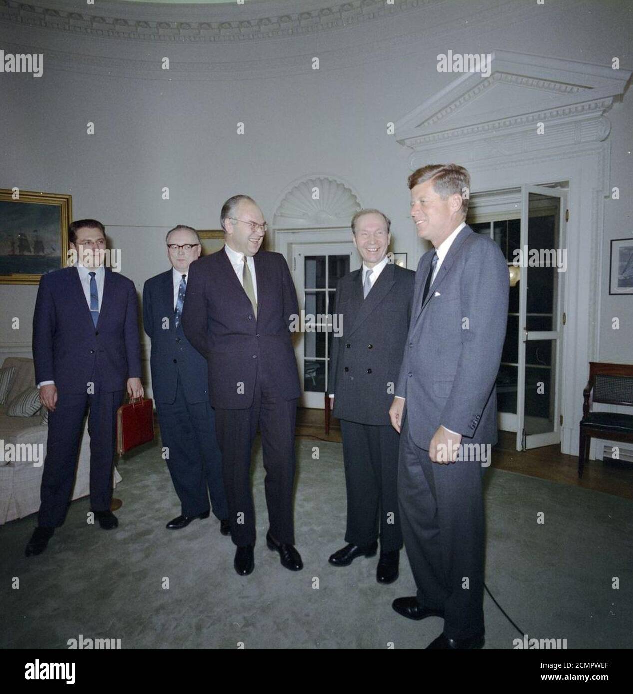 John F. Kennedy, Vasily Kuznetsov Stock Photo - Alamy