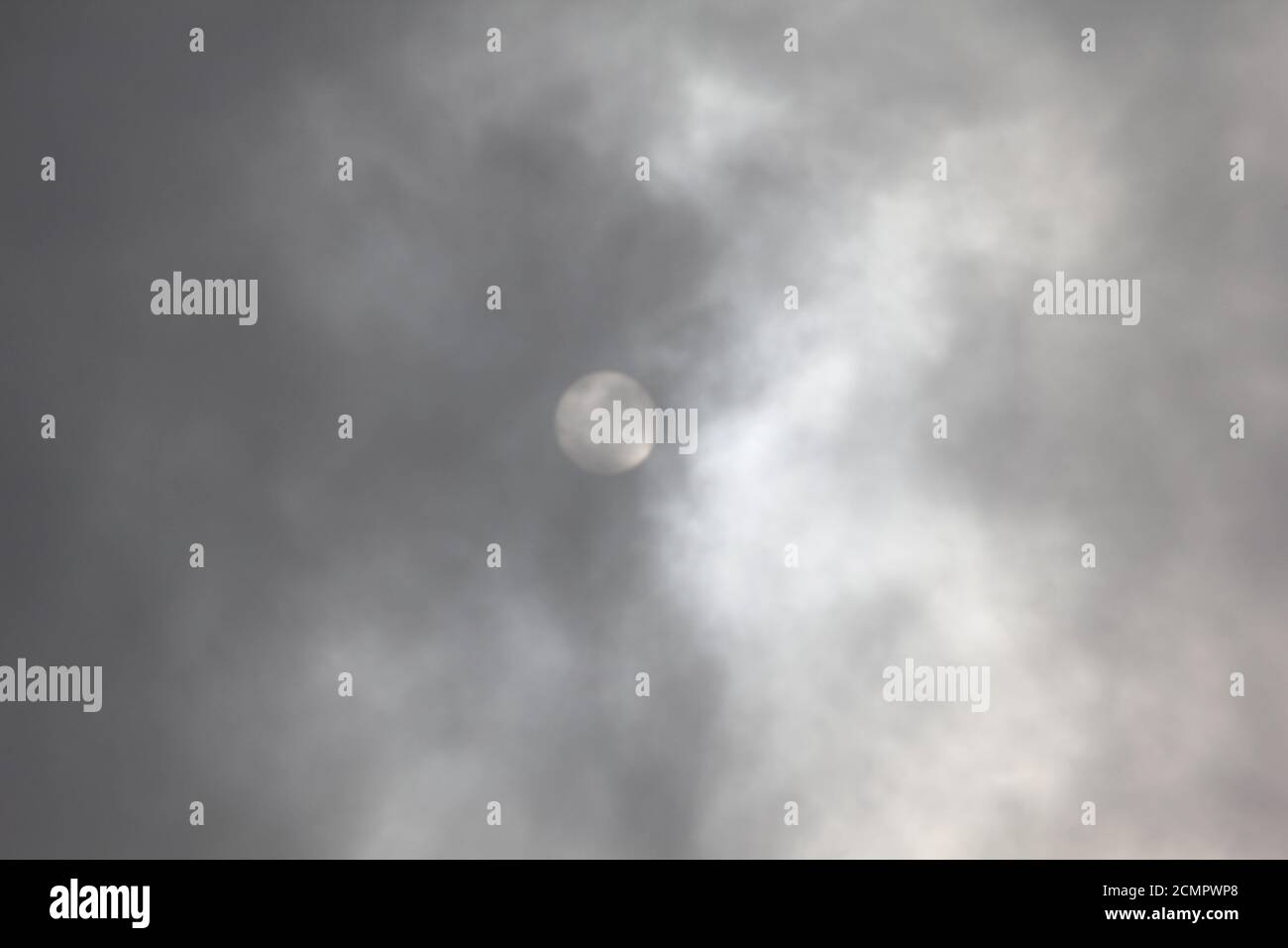 Sun Obscured by Cloudsd Stock Photo - Alamy