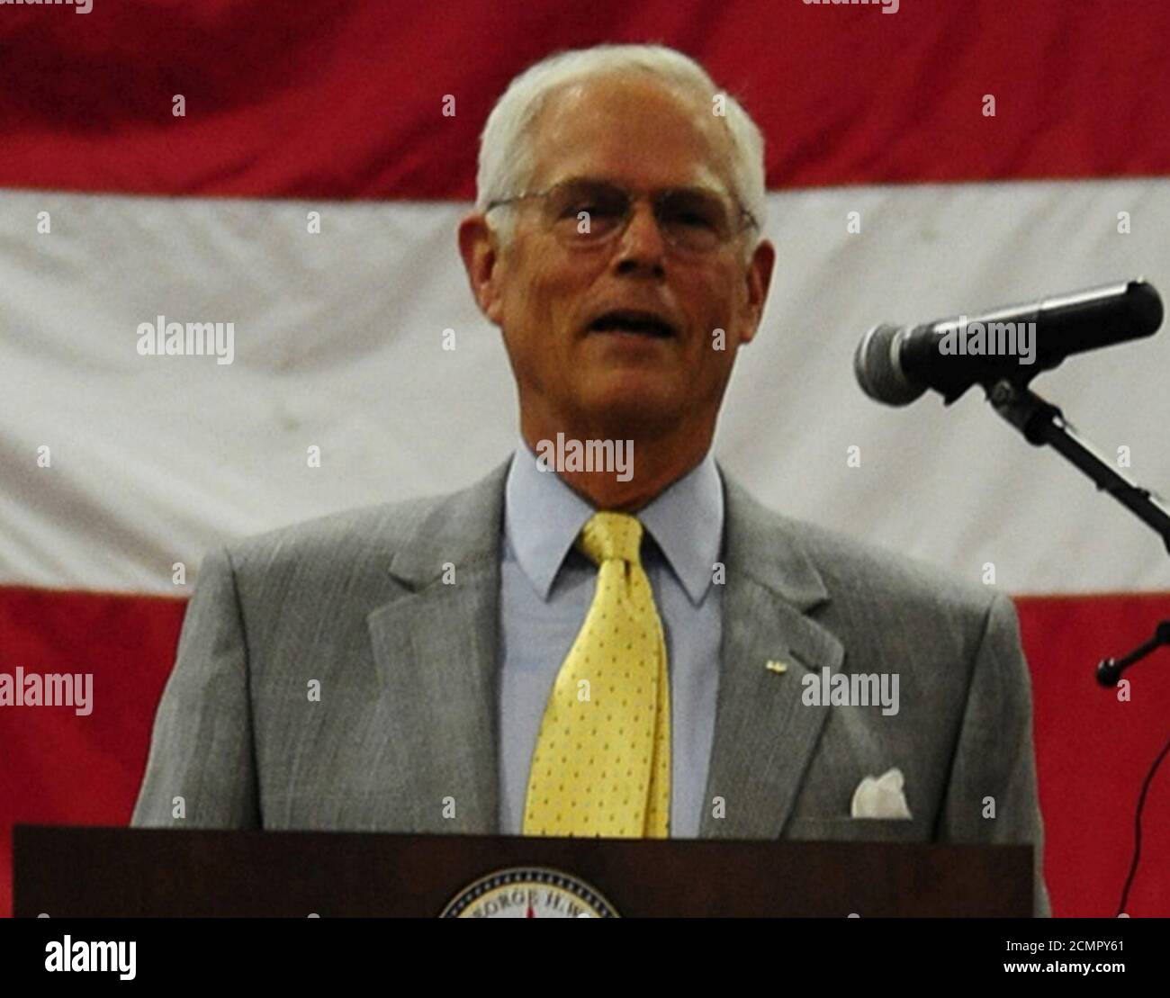 Joseph Prueher cropped from USS George H.W. Bush's Battle of Midway ...