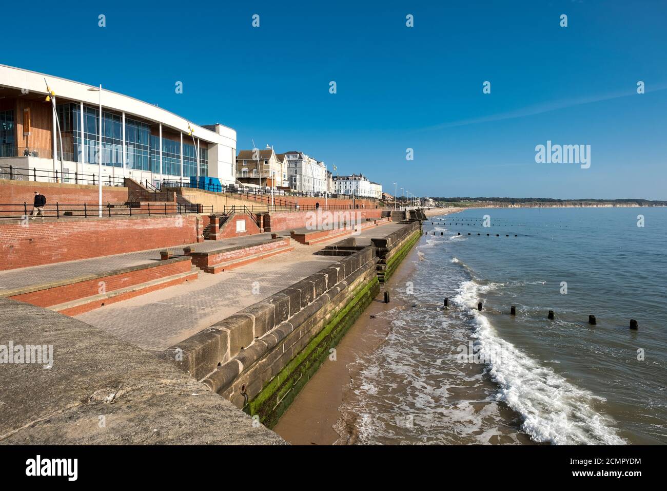 Bridlington sea front scene Stock Photo - Alamy